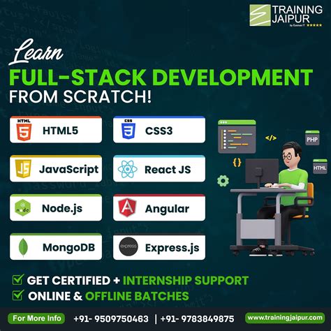 Training Jaipur Web Development Is One Of The Top Acquired Skill Get 100 Internship And