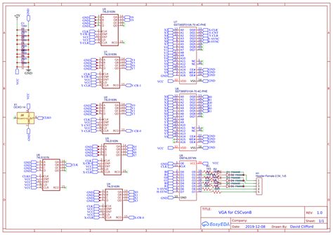VGA With RAM EasyEDA Open Source Hardware Lab