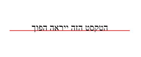 Html Rendering Rtl Text Along An Svg Path Stack Overflow