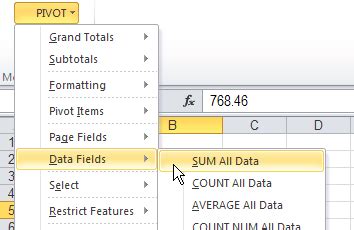 Excel Pivot Table Summary Functions Bienla Library