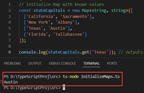 Initialize Maps In Typescript