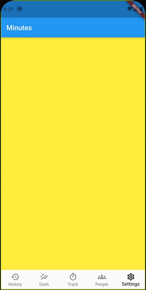 Minutes Building The Settings Page