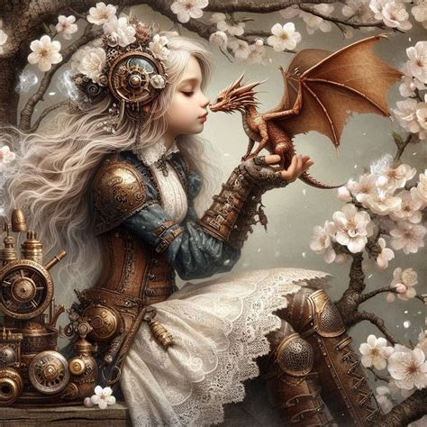 Kiss The Dragon Mythologische Wezens Steampunk Ogen