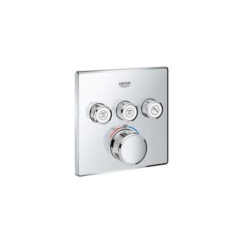 Grohe Grohtherm SmartControl Mezclador termostático oculto con 3 ...
