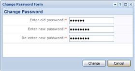 Change Password Form