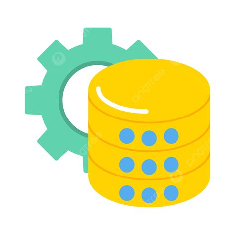 Data Management Flat Icon Vector Data Network Server Png And Vector