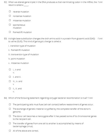 Solved Please Answer All Thank You 81 If A Polypeptide