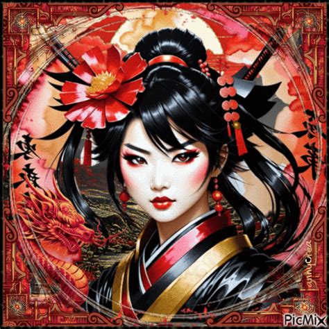 Geisha Free Animated  Picmix