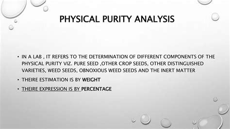 Seed Testing Ppt