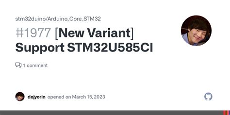 New Variant Support Stm32u585ci · Issue 1977 · Stm32duinoarduino