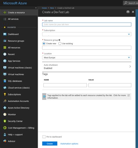 Microsoft Azure Devtest Lab Is Great For Education And Devops Cloud And Datacenter