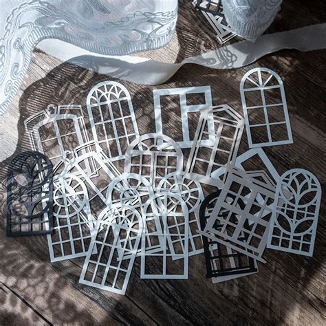 Diy 스크랩북 프라이머 콜라주 빈티지 특수 용지 양각 중공 재료 일기 사진 앨범 행복한 계획 선물 장식 Aliexpress