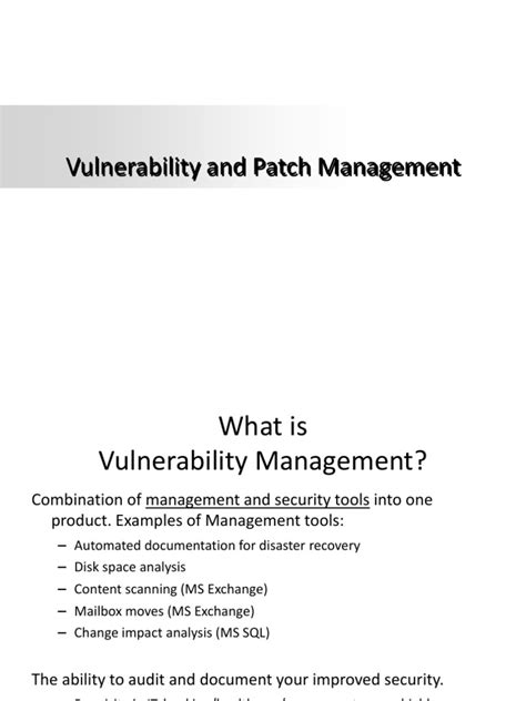 vulnerability and patch management pdf group policy audit