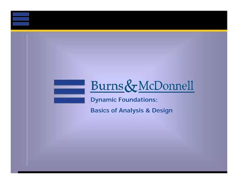 Dynamic Foundations Presentation Pdf