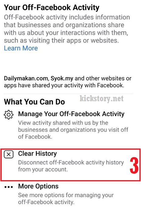 How To Disconnect Off Facebook Activity Kickstory Lifestyle Blogger