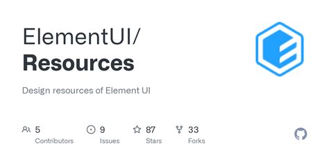 GitHub ElementUI Resources Design Resources Of Element UI