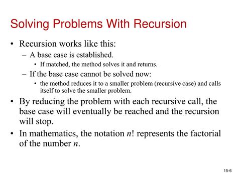 PPT Chapter 18 Recursive Methods PowerPoint Presentation Free Download ID 4111638