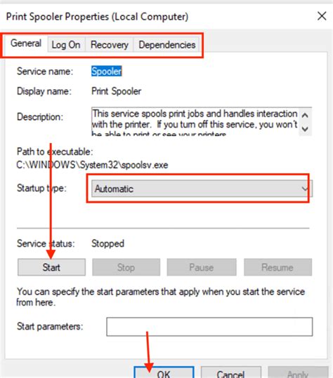 Start Print Spooler Service How To Fix Print Spooler Service Not Running