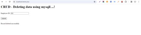 Php Crud Operations Using Mysql Create Read Update And Delete