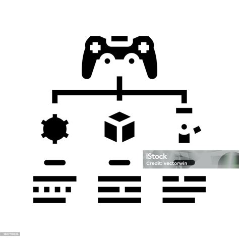 개념 디자인 게임 개발 문자 모양 아이콘 벡터 일러스트레이션 개발에 대한 스톡 벡터 아트 및 기타 이미지 개발 디자인