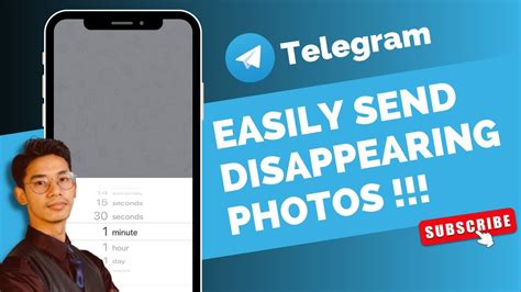 How to Send Disappearing Photos on Telegram ! - YouTube