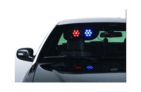 Code 3 Pse Led Visor Flip Light Redblue Vfp36rb From