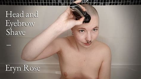 Eryn Rose Head And Eyebrow Shave Eryn Rose Clips4sale