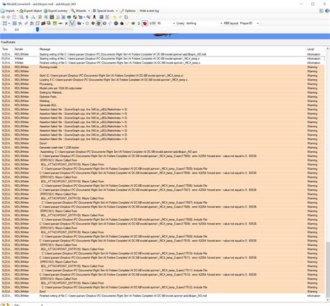 mcx fs2004 export settings for mcx fsdeveloper