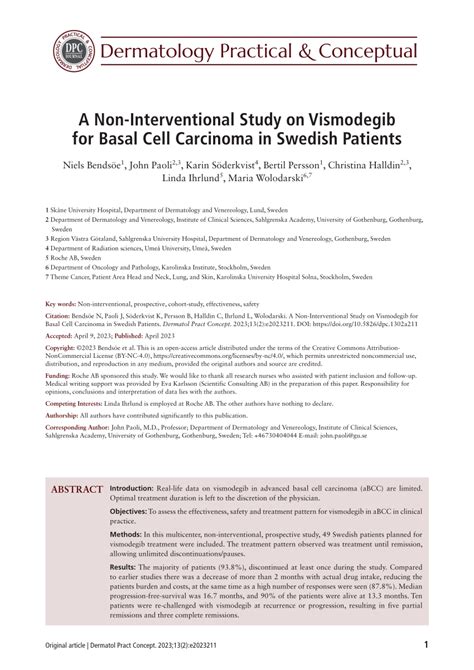 Erivedge Vismodegib Treats Advanced Basal Cell Carcinoma