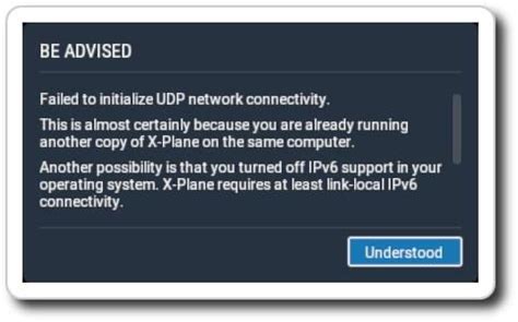 Failed To Initialize UDP Network Connectivity Error XP Technical Support Cubby S Corner