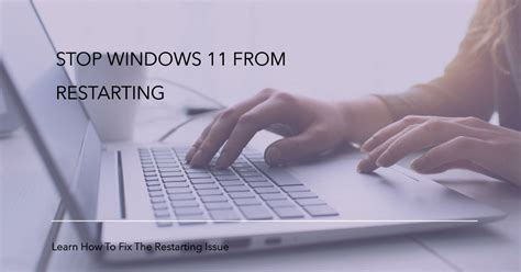 Windows 11 Keeps Restarting Learn Why And How To Fix It Seber Tech