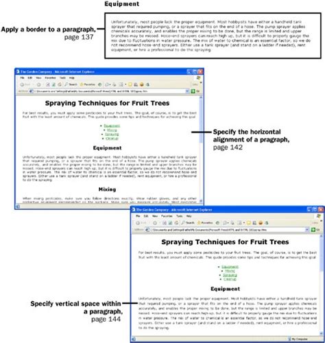 8 Formatting Paragraphs By Using Style Sheets Html And Xhtml Step By