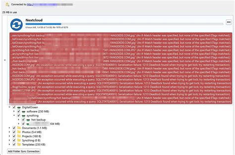Windows Client Settings Creen Showing Various Exceptions Errors Doesn