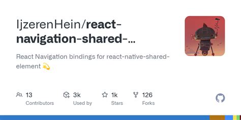 Github Ijzerenhein React Navigation Shared Element React Navigation Bindings For React Native