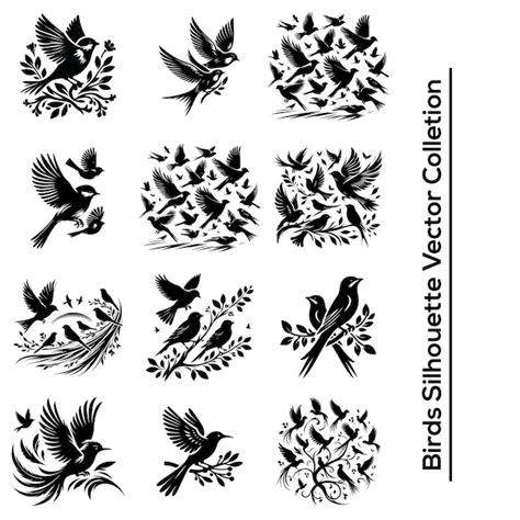 Premium Vector Silhouette Vector Collection