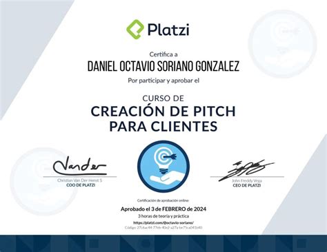 Daniel Octavio Soriano Gonzalez On Linkedin Platzi Pitch