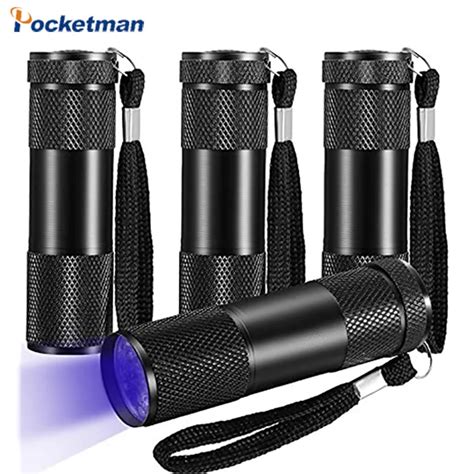 Uv Black Light Flashlight 395nm Handheld Ultraviolet Flashlight