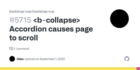Accordion Causes Page To Scroll Issue Bootstrap Vue Bootstrap Vue GitHub