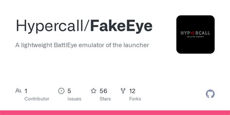 Github Hypercall Fakeeye A Lightweight Battleye Emulator Of The Launcher