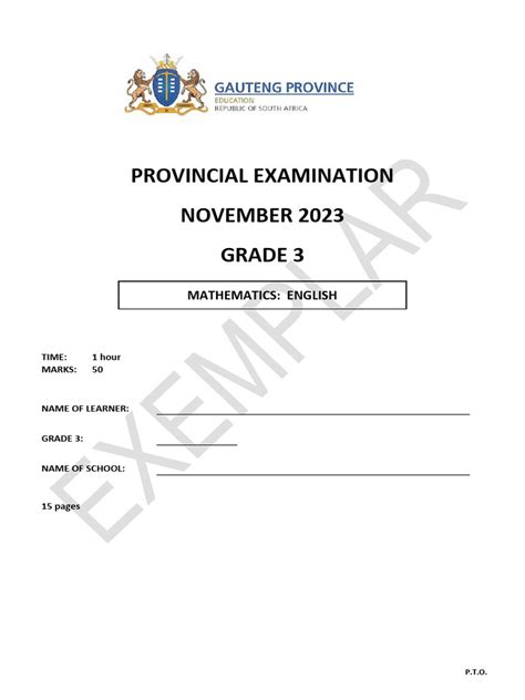 Gr 3 Mathematics English 2023 Question Paper Pdf Area Mathematics