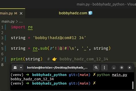 How To Replace Multiple Characters In A String In Python Bobbyhadz