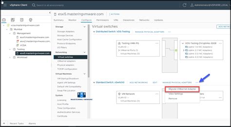How To Migrate Vmkernel Mastering Vmware