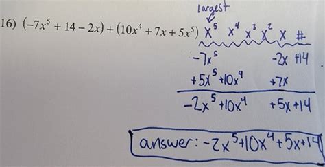 Polynomials Flashcards Quizlet