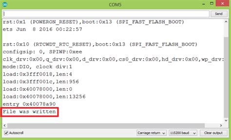Esp32 Arduino Spiffs Write File Techtutorialsx