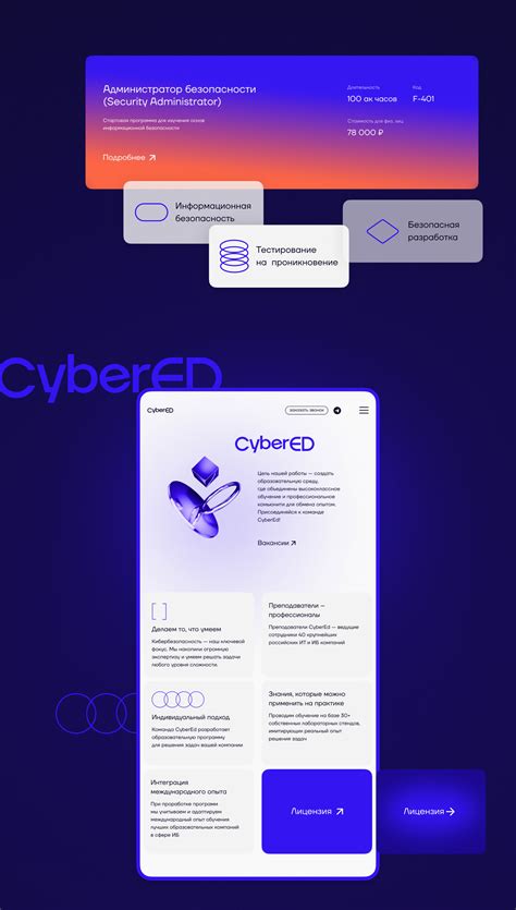 Cybered — Cybersecurity And Edtech On Behance