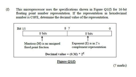 Solved Question 1 An 8 Bit Microprocessor Has An 8 Bit Wide