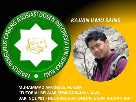 Tutorial Belajar Pemrograman Java Dari Nol Ngoding Java Online Tanpa IDE Dan JDK