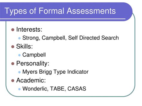 Ppt Introduction To Formal And Informal Assessments Powerpoint