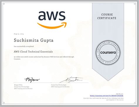 Suchismita Gupta On Linkedin Aws Cloudcomputing Certification Continuouslearning