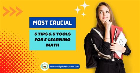 Most Crucial 5 Tips And 5 Tools For E Learning Math